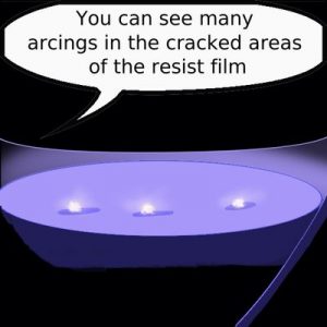 Wafer surface structure sensitivity to plasma doping induced arcing ...